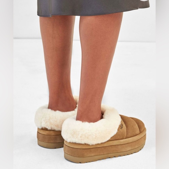UGG | Shoes | Nwt Ugg Tazzlita Platform Slipper In Chesnut 8 Tazz Tasman Slipper | Poshmark